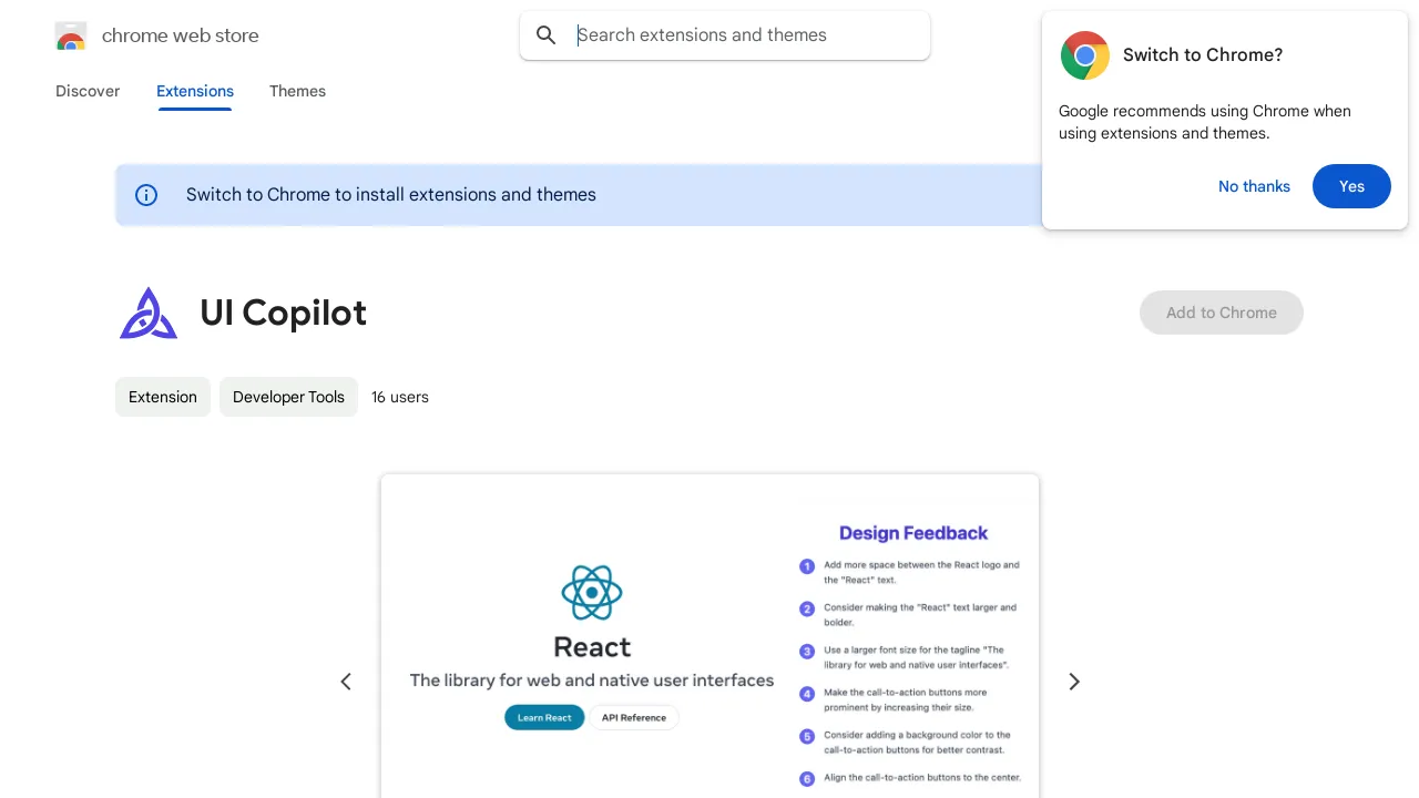 UI Copilot - BestofAI
